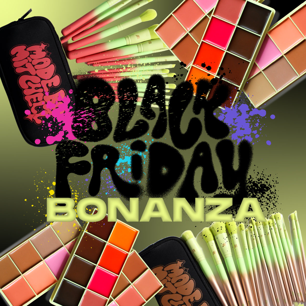 Black Friday Bundle Bonanza - Curve Case and Green 16 Piece Brush Set ...